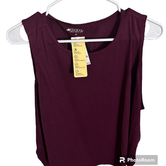 Ideology | Tops | Nwt Ideology Burgundy Tank Top Very Soft Upf 5 Rapid ...